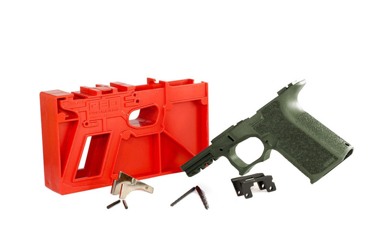 PF940C 80% COMPACT PISTOL FRAME KIT – BLACK - Polymer80-co